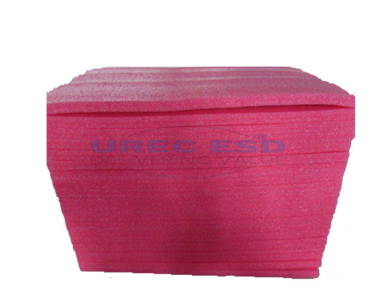 UREC- ESD Anti Static Pink EPE Foam for PCB Packaging - UREC Industries